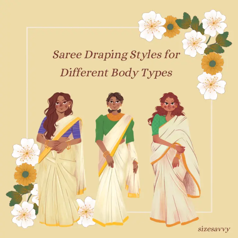 How to Wear a Saree for Different Body Types in 2024 - SizeSavvy