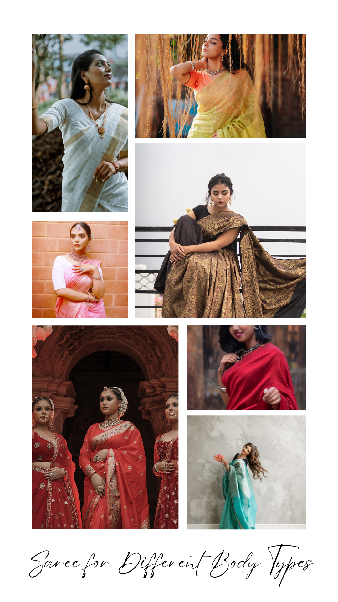 How to Wear a Saree for Different Body Types in 2024 - SizeSavvy