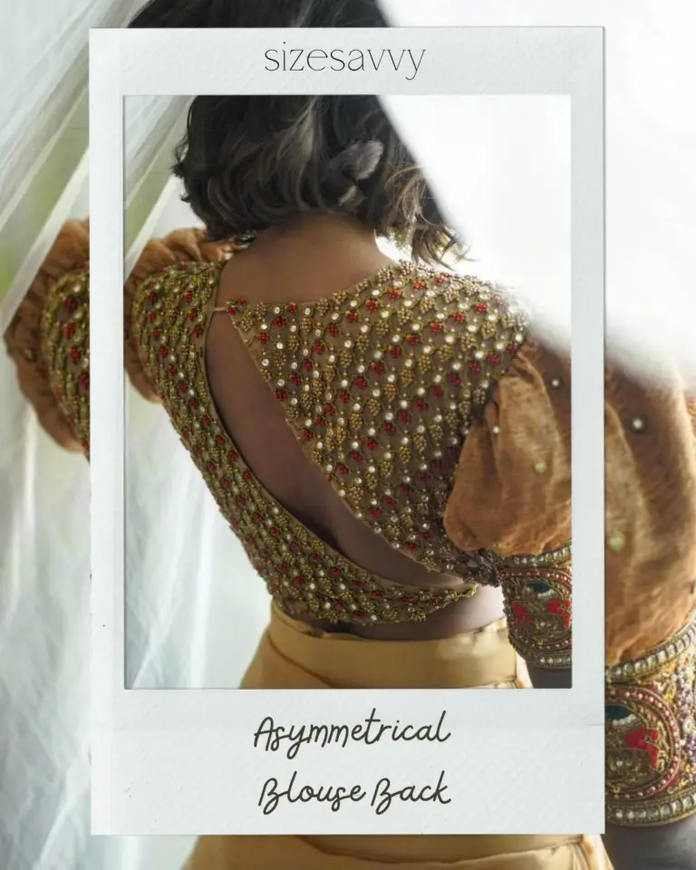 Top 12+ Modern Blouse Back Designs & Styles in 2024 - SizeSavvy