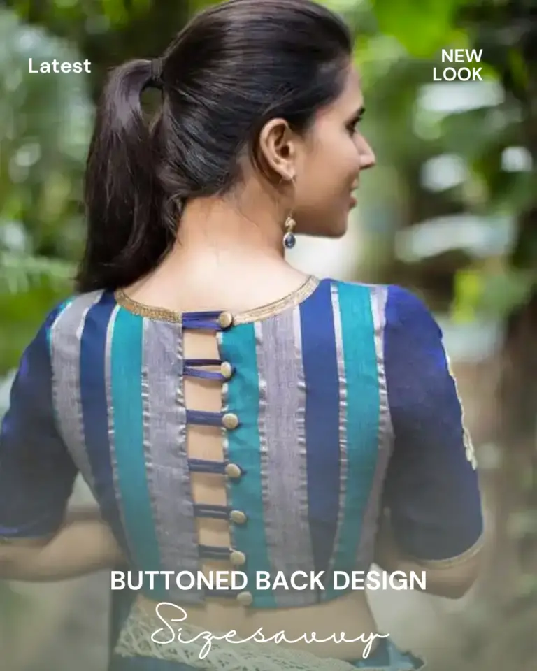26+ Simple Blouse Back Designs in 2024 - SizeSavvy