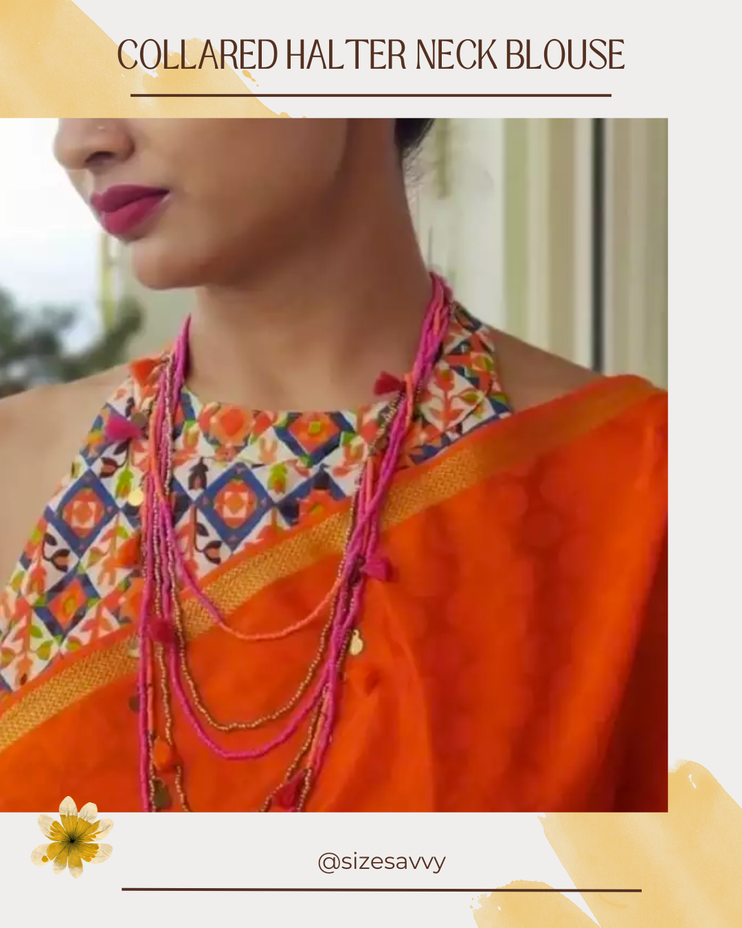 12+ Simple Collar Neck Blouse Designs in 2024 - SizeSavvy