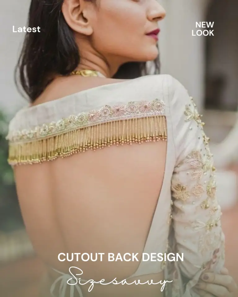 26+ Simple Blouse Back Designs in 2024 - SizeSavvy