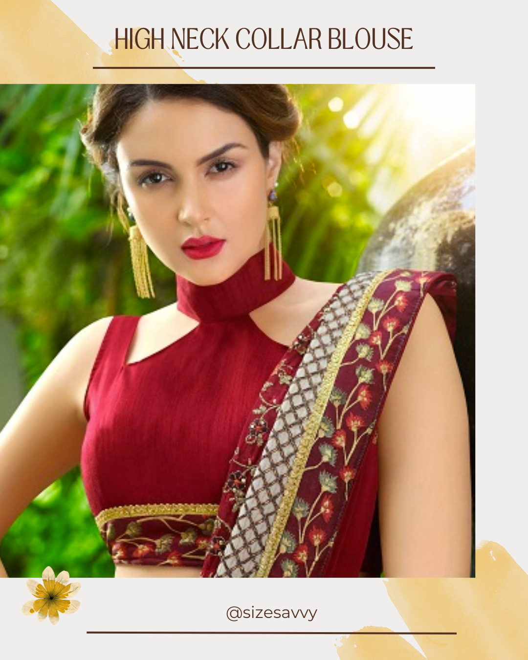 12+ Simple Collar Neck Blouse Designs in 2024 - SizeSavvy