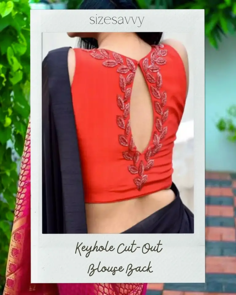 Top 12+ Modern Blouse Back Designs & Styles in 2024 - SizeSavvy