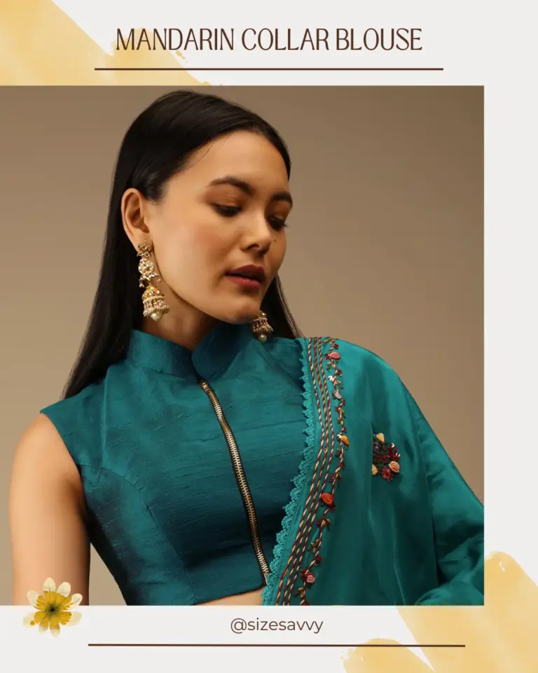 12+ Simple Collar Neck Blouse Designs in 2024 - SizeSavvy