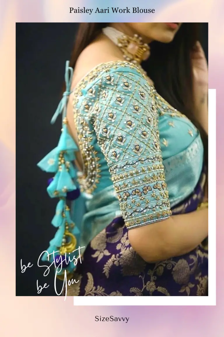 26+ Simple Aari Work Blouse Designs in 2024 - SizeSavvy