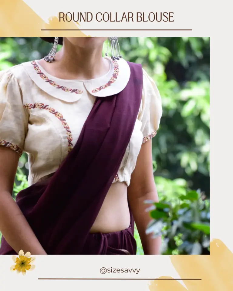 12+ Simple Collar Neck Blouse Designs in 2024 - SizeSavvy