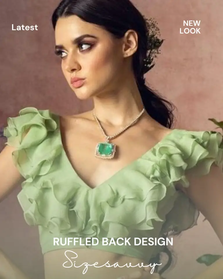 26+ Simple Blouse Back Designs in 2024 - SizeSavvy