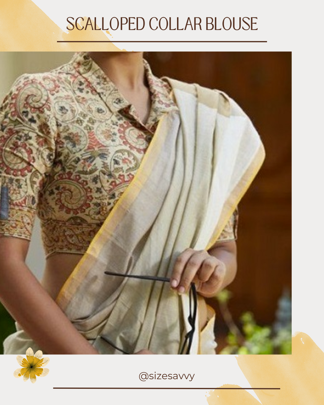 12+ Simple Collar Neck Blouse Designs in 2024 - SizeSavvy