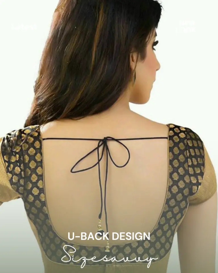 26+ Simple Blouse Back Designs in 2024 - SizeSavvy