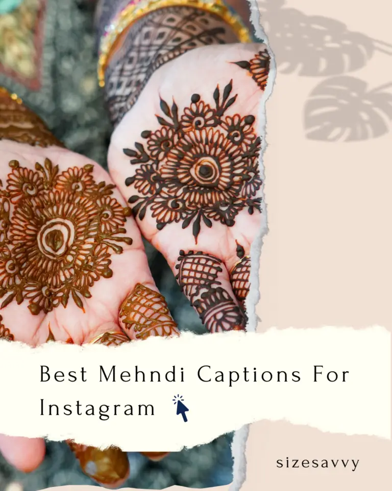 82+ Latest Mehndi Captions & Quotes for Instagram in 2024 - SizeSavvy