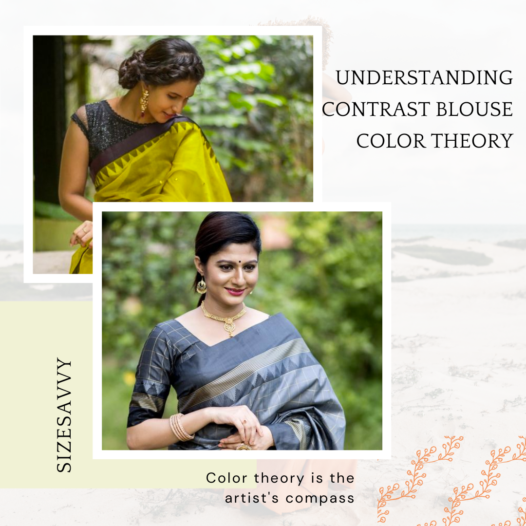 Necklines that Dazzle Contrast Blouse Designs Ideas in 2024 - SizeSavvy