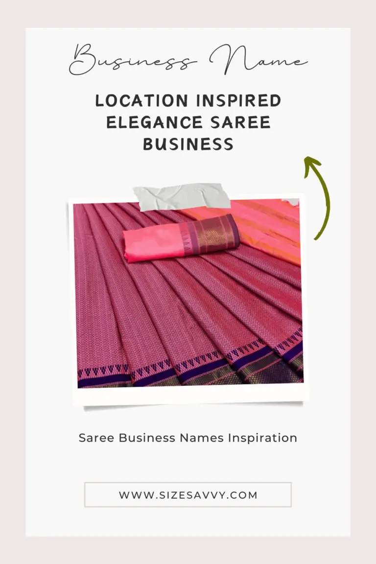 101+ Latest Unique Saree Business Names in 2024 - SizeSavvy