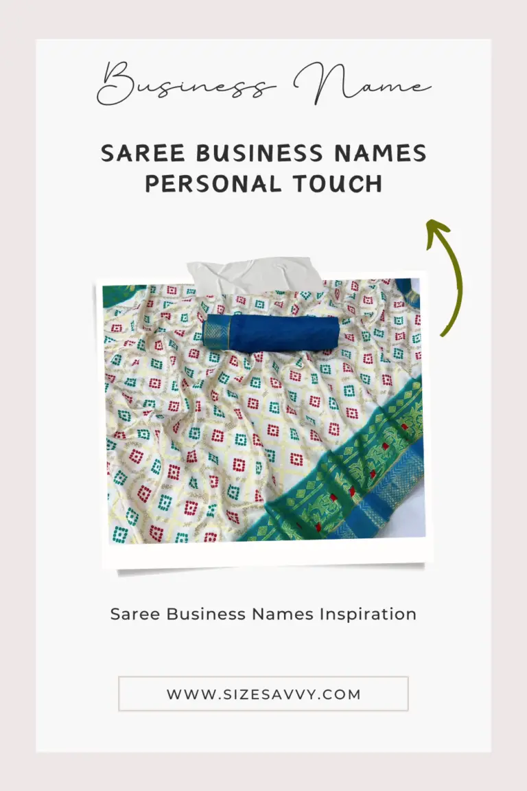 101+ Latest Unique Saree Business Names in 2024 - SizeSavvy