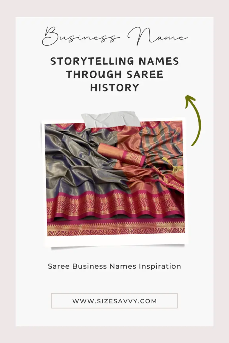 101+ Latest Unique Saree Business Names in 2024 - SizeSavvy