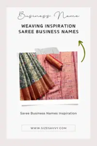 101+ Latest Unique Saree Business Names in 2024 - SizeSavvy