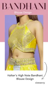 Dazzle in Dots Style Bandhani Saree Blouse Designs in 2024 - SizeSavvy