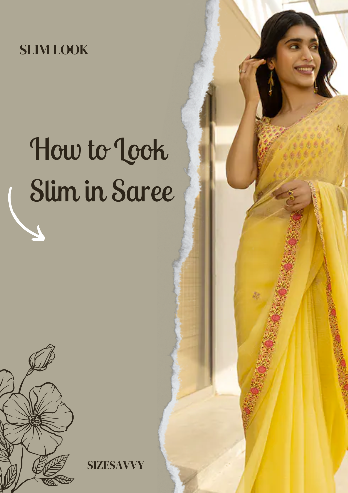How to Look Slim in Saree? Flattering Tips and Tricks in 2024 - SizeSavvy