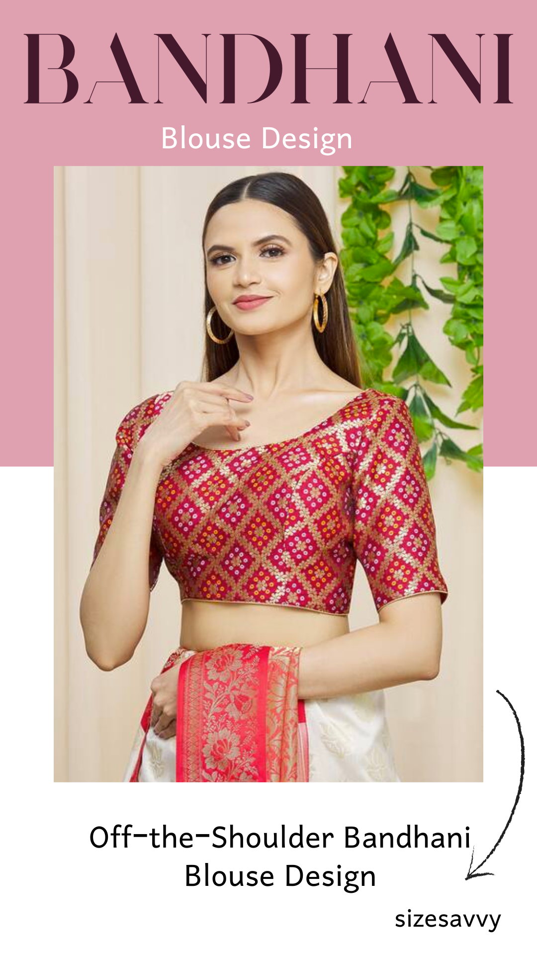 Dazzle in Dots Style Bandhani Saree Blouse Designs in 2024 - SizeSavvy