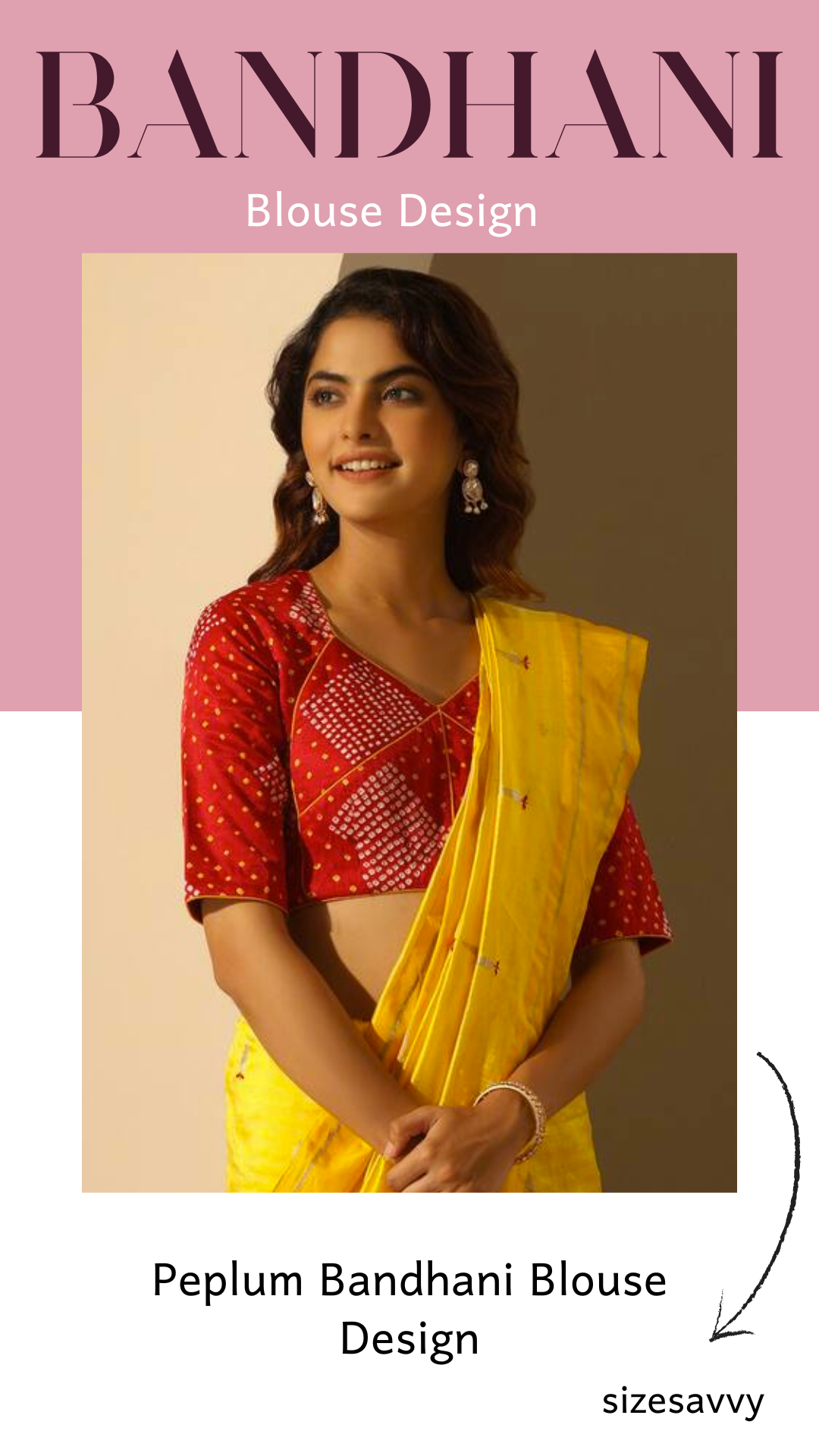 Dazzle in Dots Style Bandhani Saree Blouse Designs in 2024 - SizeSavvy