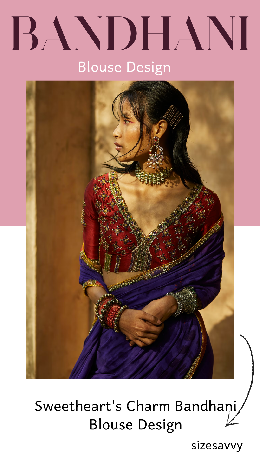 Dazzle in Dots Style Bandhani Saree Blouse Designs in 2024 - SizeSavvy