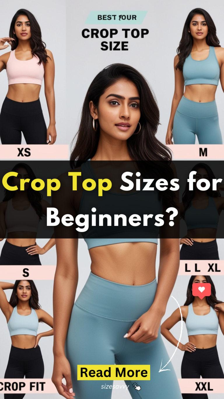 Crop Top Sizes for Beginners in 2024 - SizeSavvy