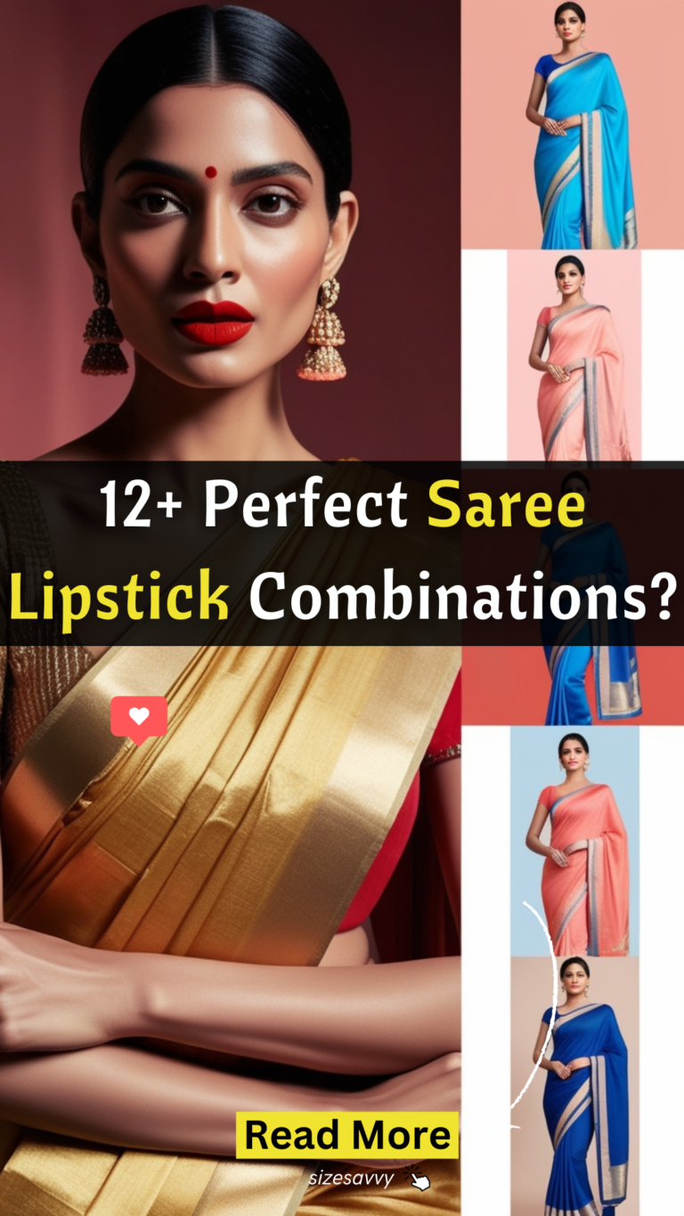 12+ Perfect Saree Lipstick Combinations in 2024 - SizeSavvy