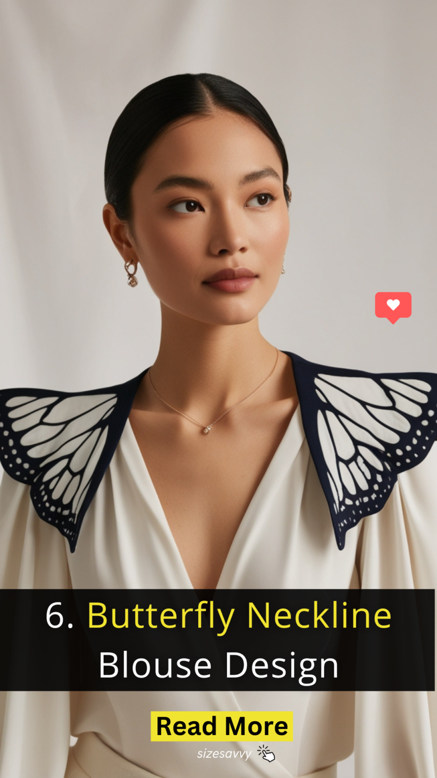 Top 7+ Unique Butterfly Blouse Designs You Must Try in 2024 - SizeSavvy